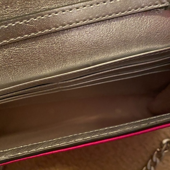 J. Crew | Bags | Jcrew Chain Wallet Satin Handbags | Poshmark